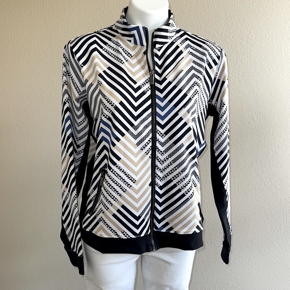 Tail | Jackets & Coats | Tail Chevron Geometric Print Jacket | Poshmark